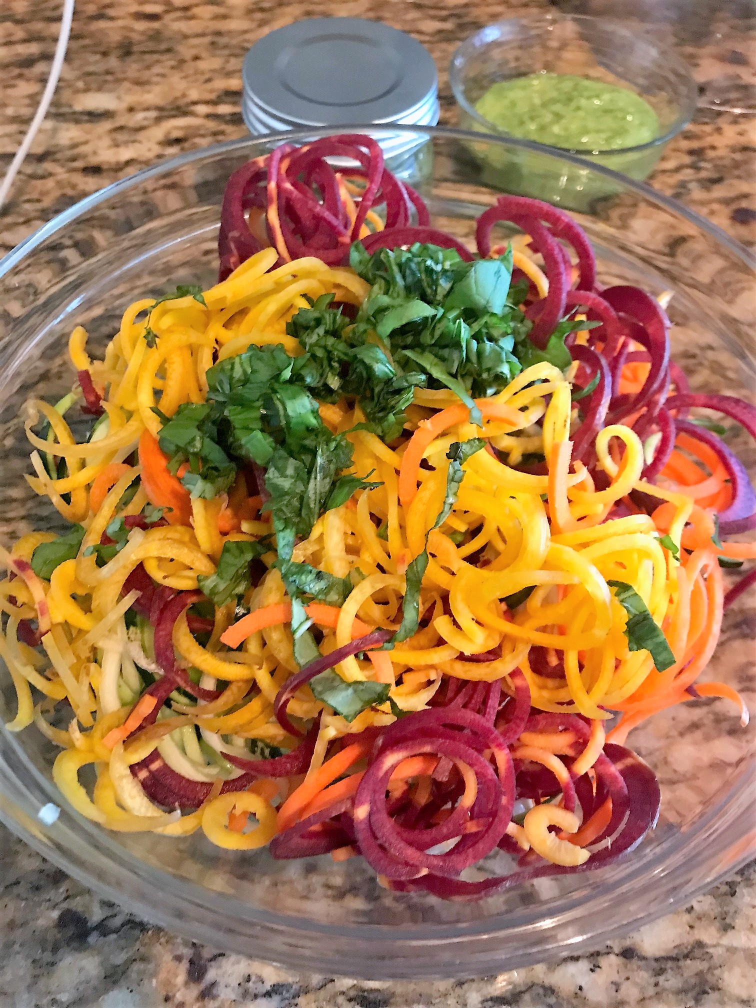 Rainbow Bright Salad - Wellbeings Coaching & Cooking