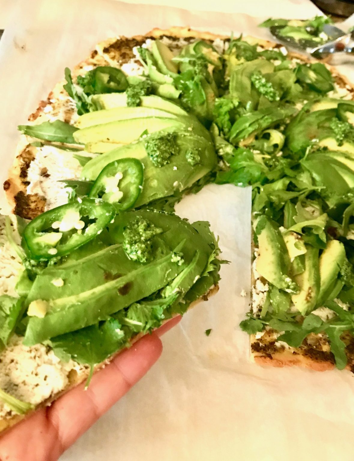 Amazing Paleo Avocado Pizza - Wellbeings Coaching & Cooking